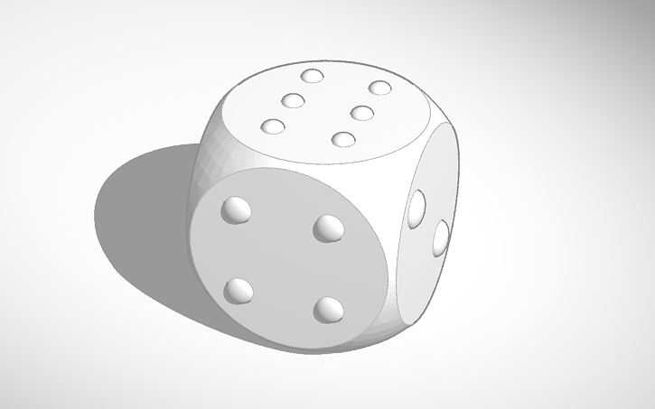 3D design dobbelsteen - Tinkercad