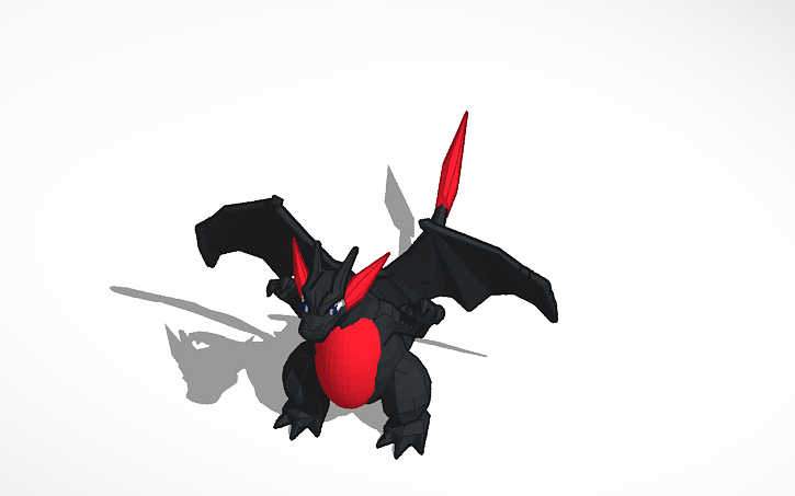 3D design Evil Charizard | Tinkercad