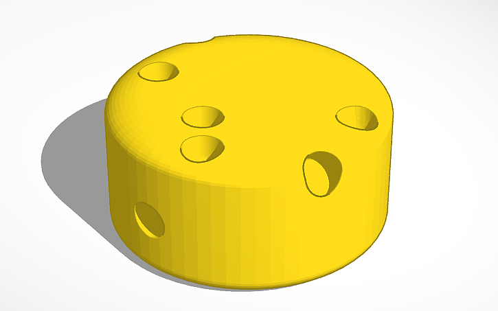 3D design The Great Swiss Cheese Block | Tinkercad