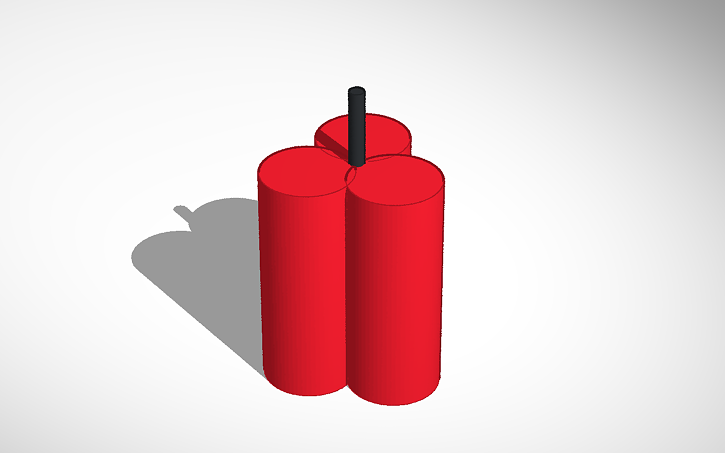 3D design bundle of dynamite | Tinkercad