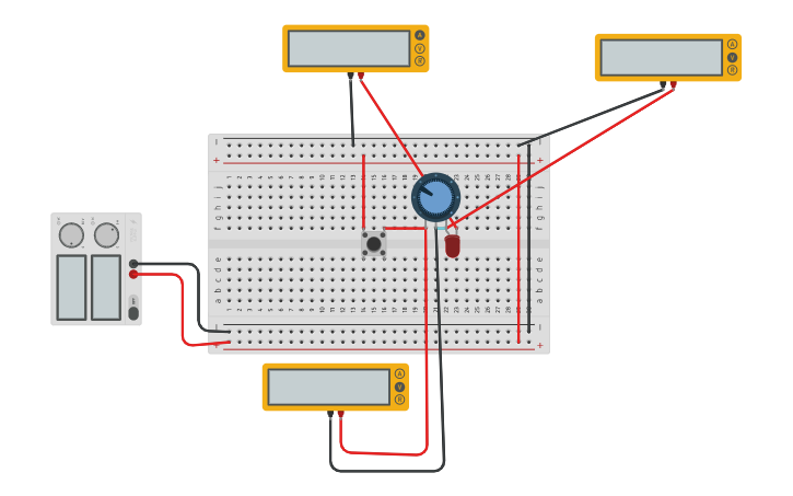 Circuit design circuito C - Tinkercad