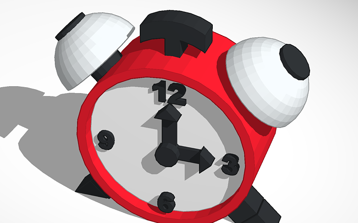 3d Design Alarm Clock Tinkercad