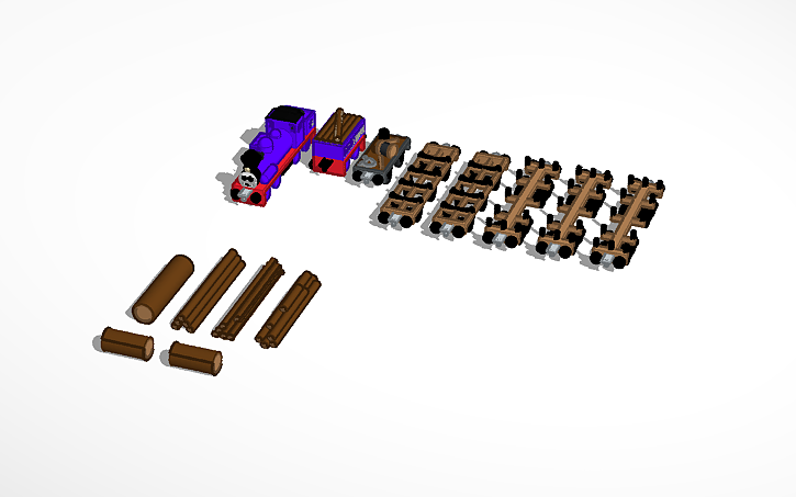 3D design Bernard the Logging Engine (Made by TF15, Modded by Me ...