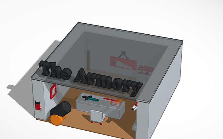 3D design The Armory - Tinkercad
