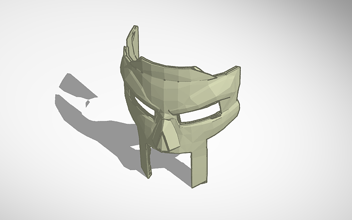 3D design MF Doom - Tinkercad