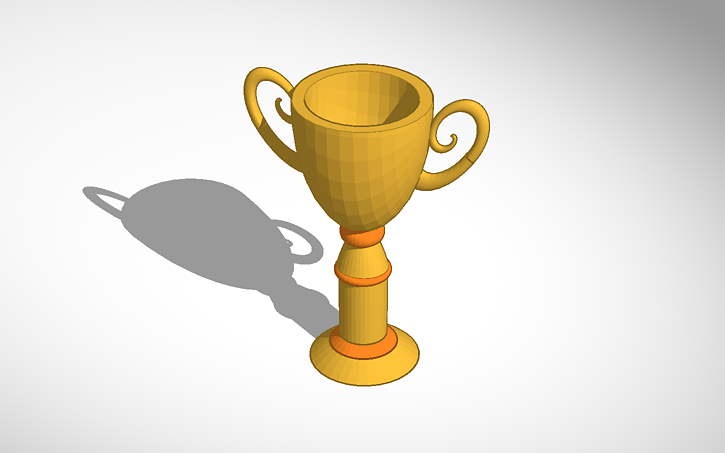 3D design Trophy - Tinkercad