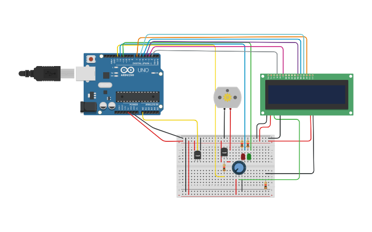 Circuit design IOT Project - Tinkercad