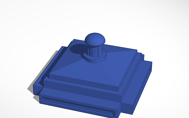 3D design Tardis Roof - Tinkercad