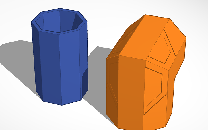 3D design Pipe and Elbow - Tinkercad