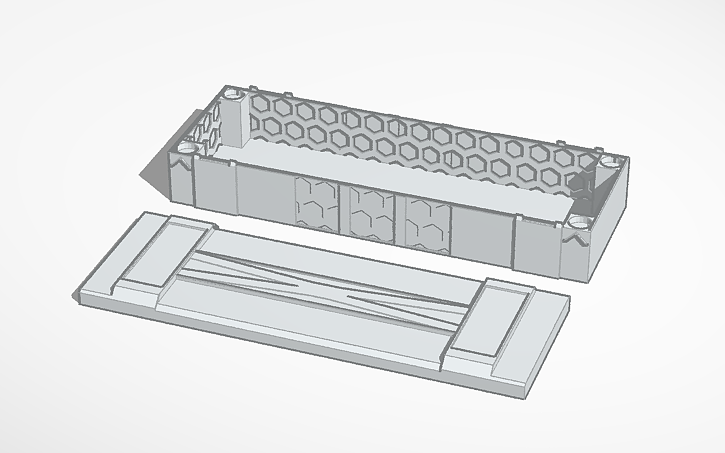 3D design sturdy box v2 - Tinkercad