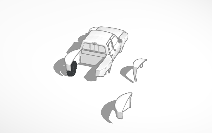 3D design FORD RANGER PRERUNNER - Tinkercad