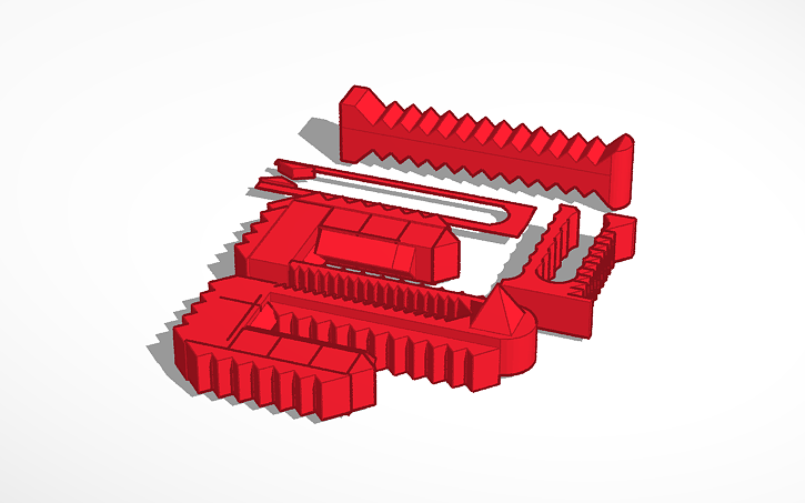 3D design clip - Tinkercad
