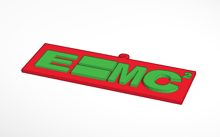 3D design Physics ornament - Tinkercad