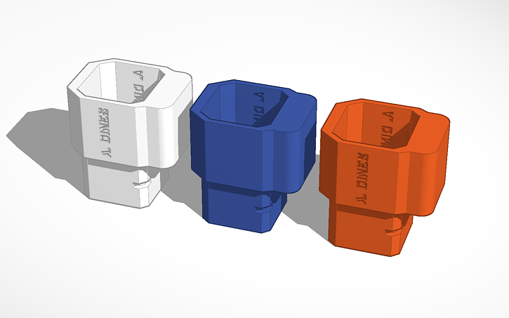 3D design Nerf Stock - Tinkercad