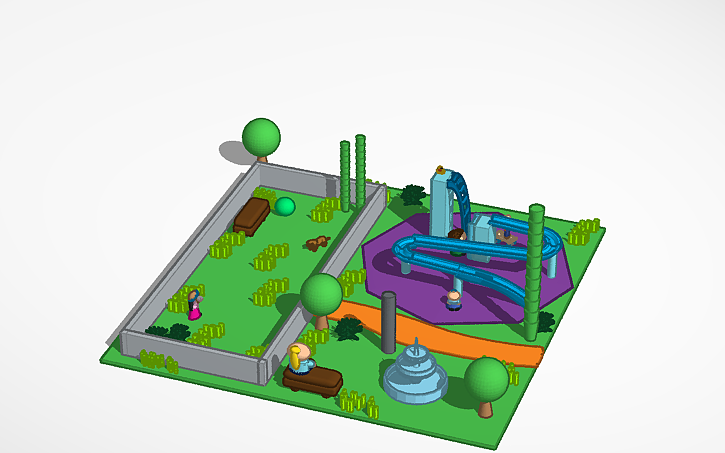 3D design Mari go garden - Tinkercad