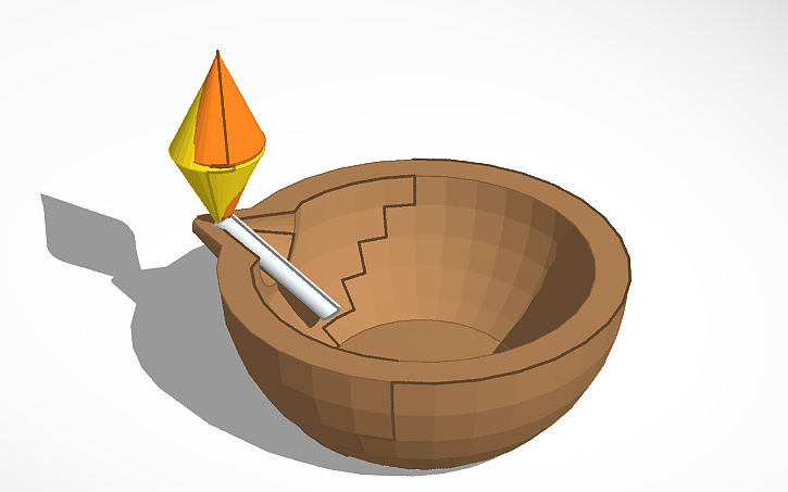 3D design Diya - Tinkercad