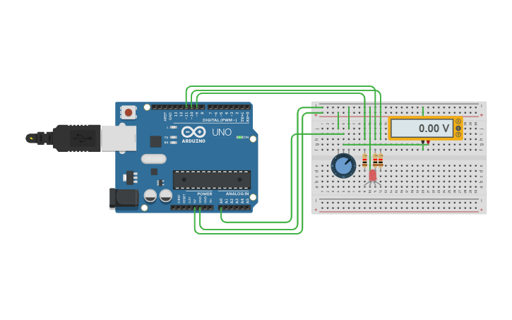 Circuit design assignment 3 level 3 - Tinkercad