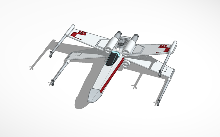 3D design X-Wing | Tinkercad