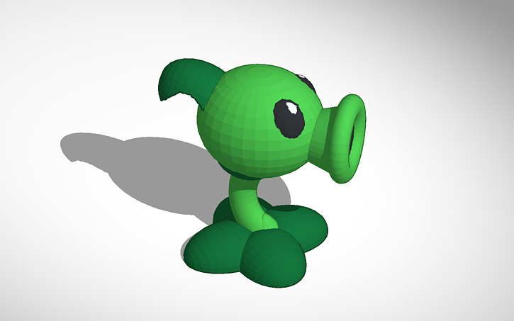 3D design Peashooter - Tinkercad
