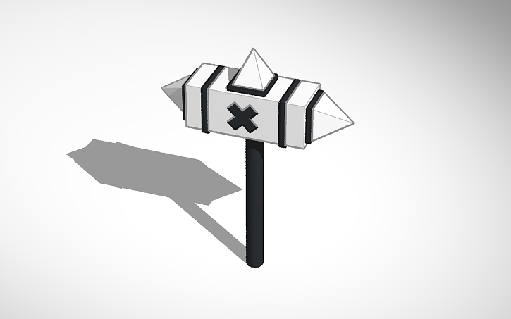 3D design Hammer - Tinkercad