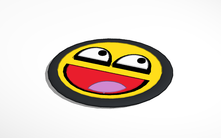 3D design Epic Face - Tinkercad