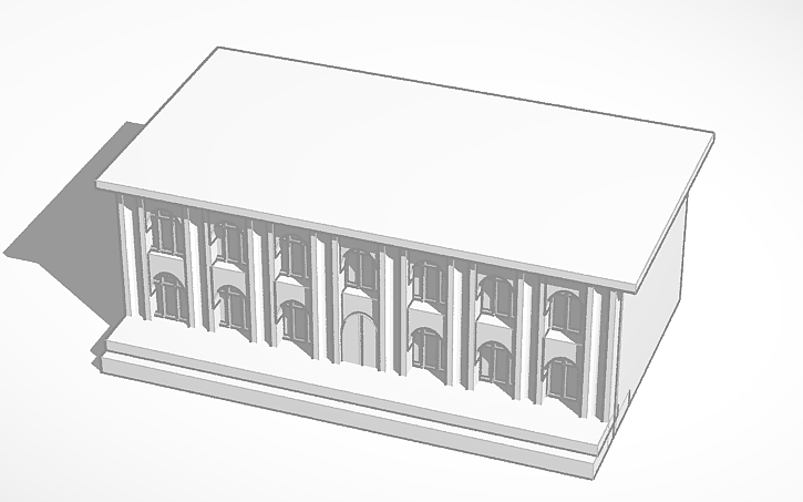 3D design Building - Tinkercad