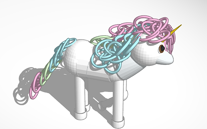 3D design Worst unicorn Ever - Tinkercad
