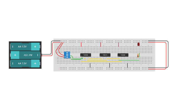 Circuit design Circuito Combinacional | Tinkercad