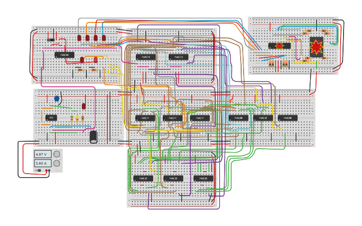 Circuit design Clock - Tinkercad