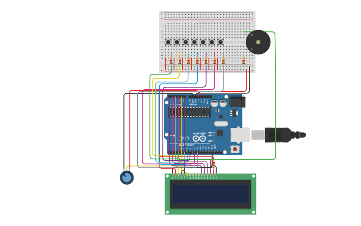 Circuit design Music-player - Tinkercad