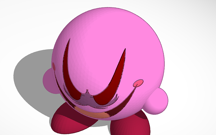3D design Demon Kirby - Tinkercad