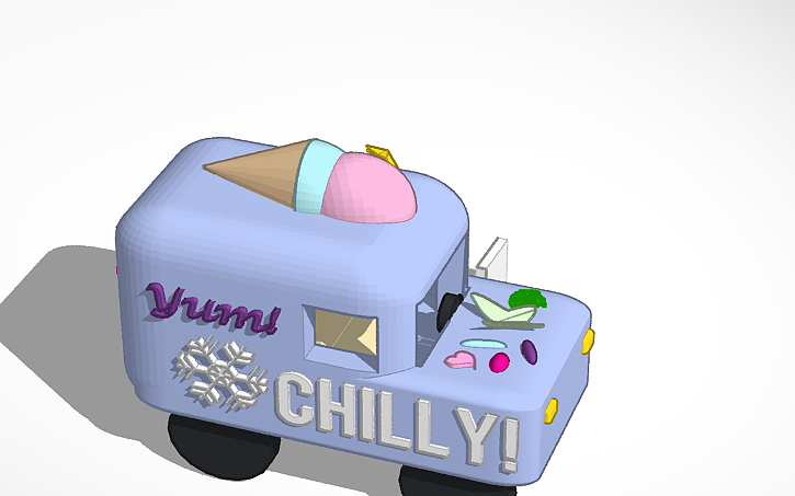 3D design (WEEKLY) food truck challenge! - Tinkercad