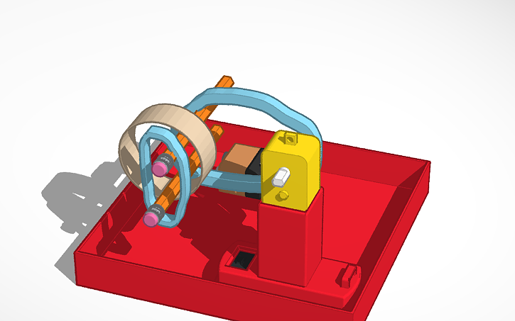 3D design Chain reaction - Tinkercad
