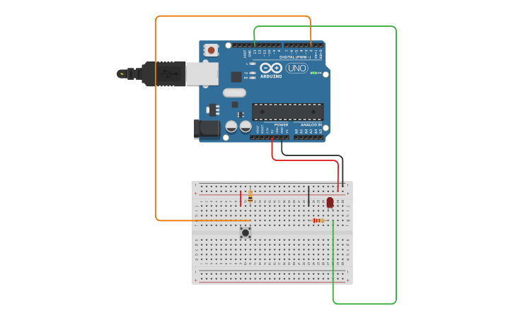 Circuit design Button - Tinkercad