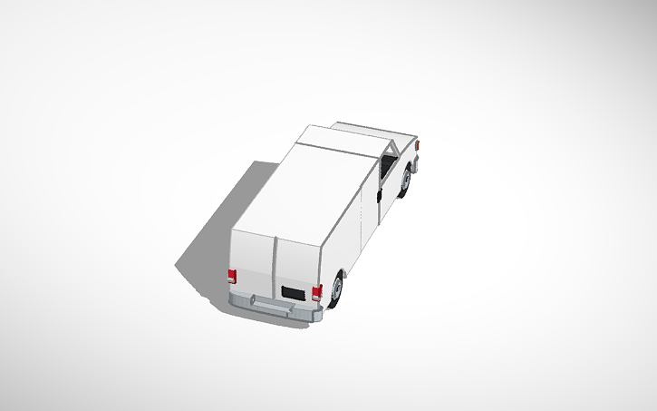 3D design 2001 Ford E-250 - Tinkercad