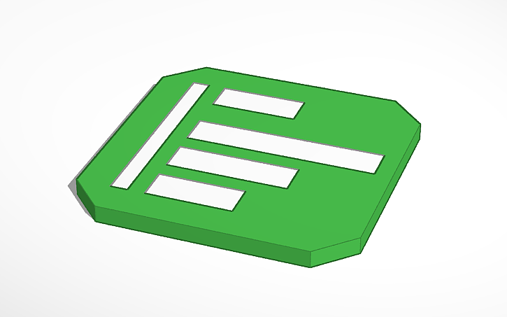 3D design Numbers (Apple App) Logo - Tinkercad