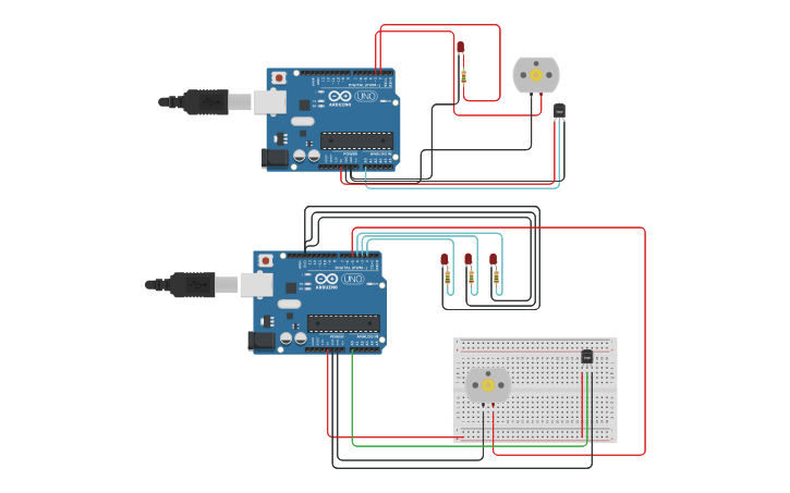 Circuit design วัดอุณหภูมิTMP - Tinkercad