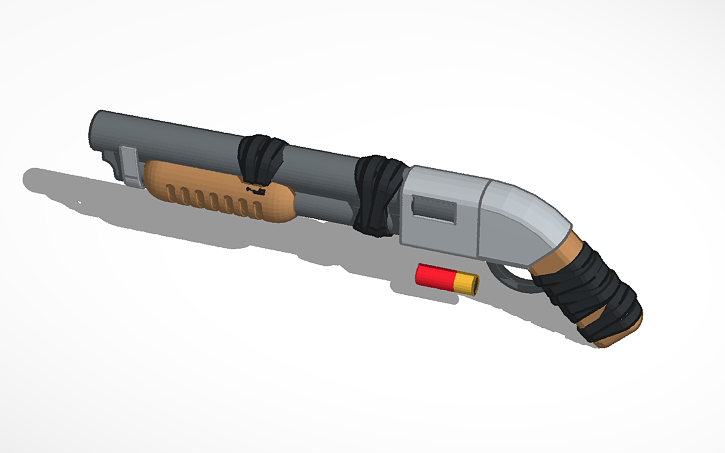 3D design TF2 Broken Shotgun - Tinkercad