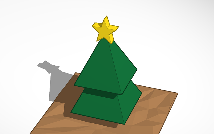 3D design pyramid Christmas tree | Tinkercad