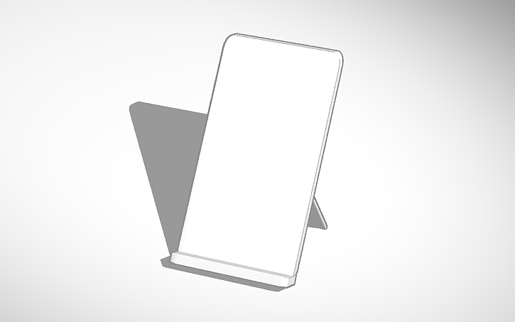 3D design iphone stand - Tinkercad