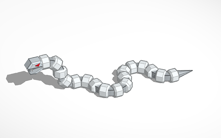 3D design SNAKE ROBOT - Tinkercad