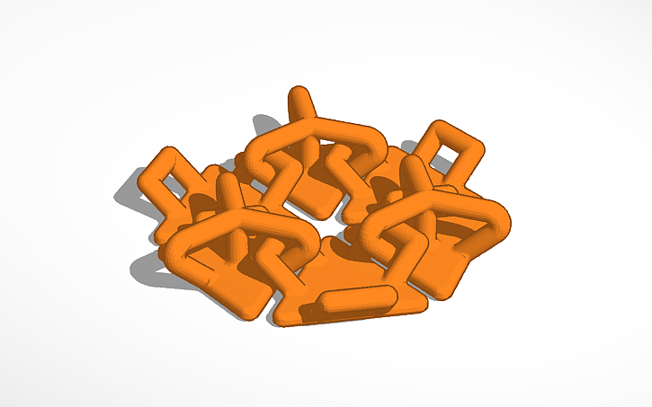 3D design Triangle fabric test - Tinkercad