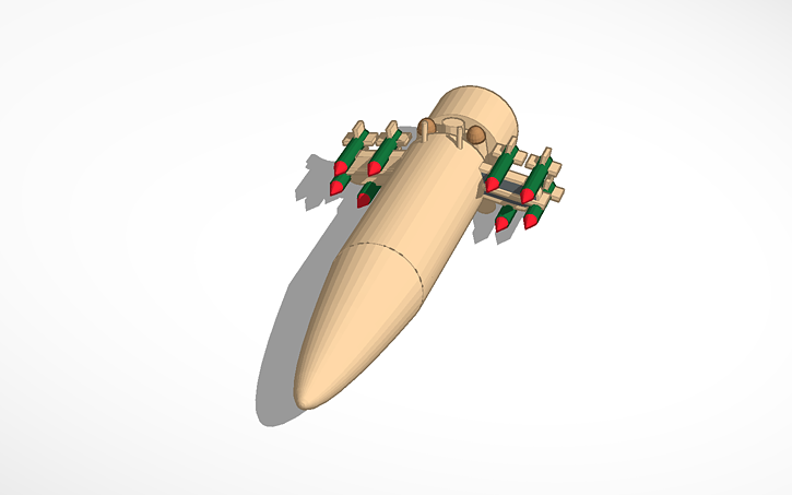3D design missile distroyer - Tinkercad
