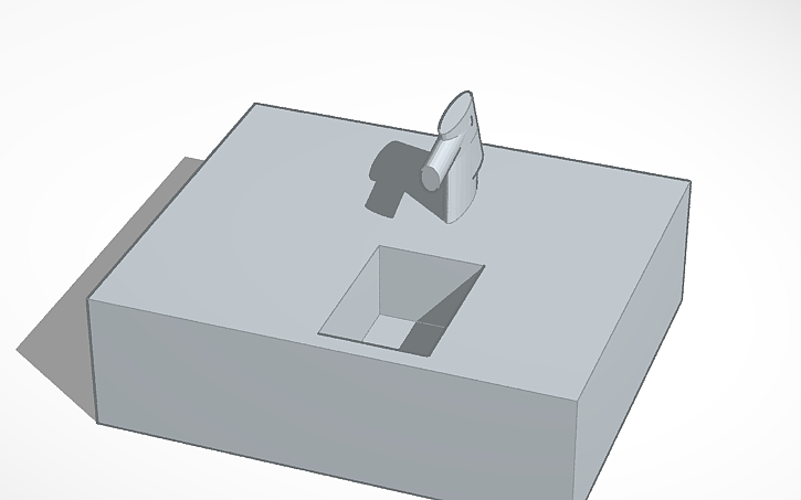 3D design kitchen sink - Tinkercad