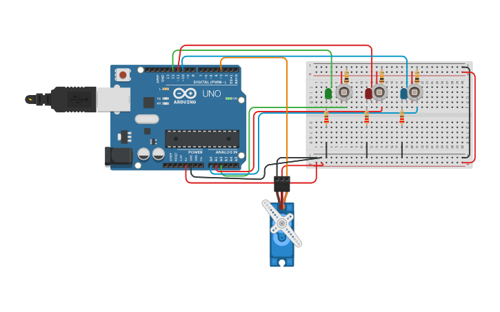 Circuit design practica 16 - Tinkercad