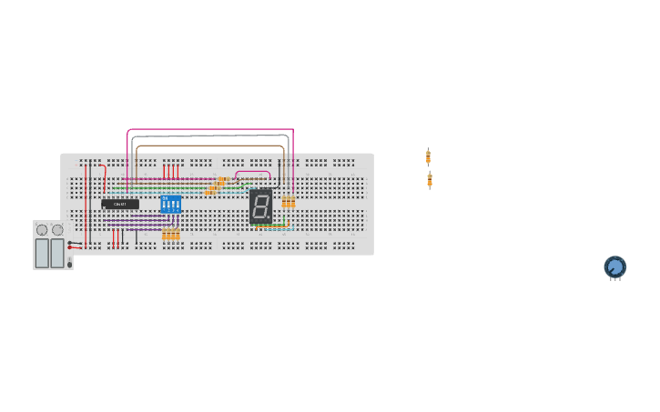 Circuit Design Bcd To Seven Segment Decoder Tinkercad