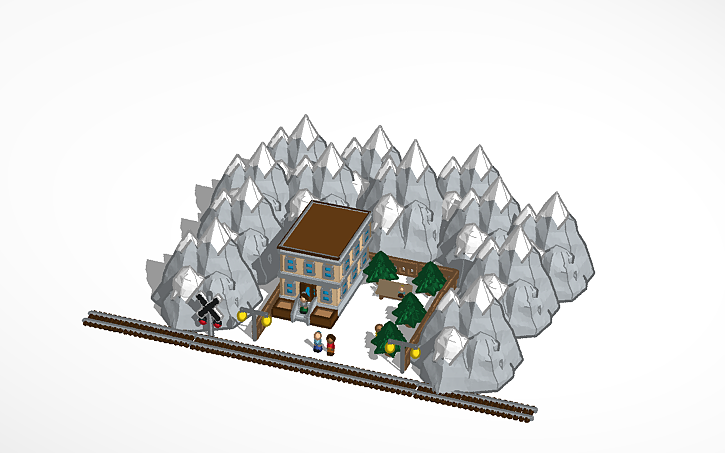 3D design Railway - Tinkercad