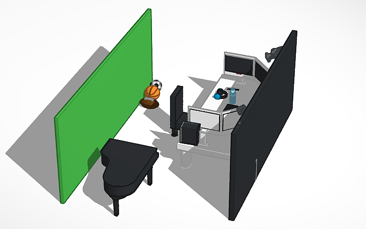 3D design Gaming PC - Tinkercad