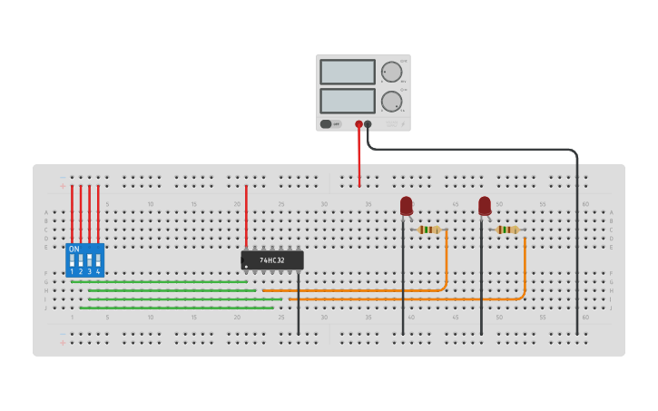 Circuit Design 4 2 Encoder Tinkercad