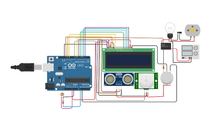 Circuit Design Home Automation Tinkercad